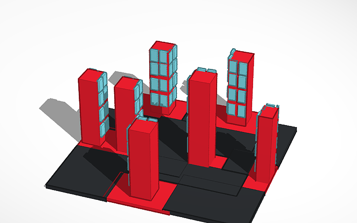 3D design CITY(ŞEHİR) - Tinkercad