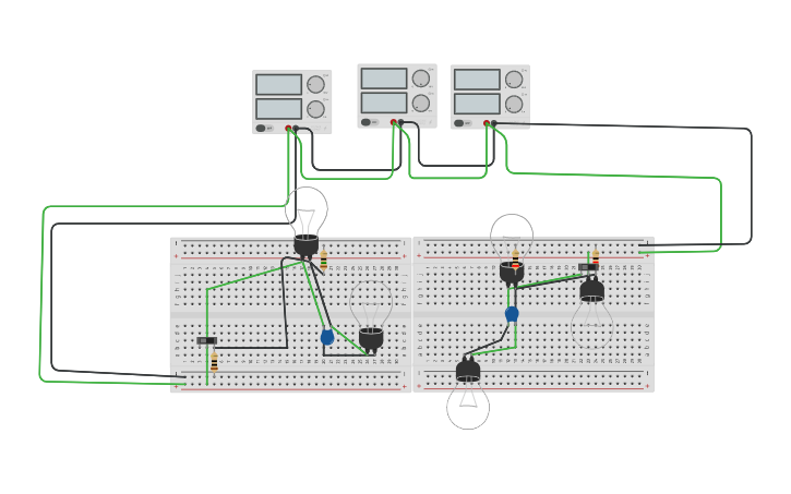 Circuit design circuito en paralelo - Tinkercad