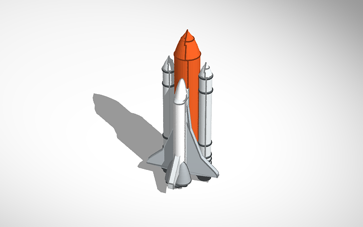 3D design Space Shuttle - Tinkercad