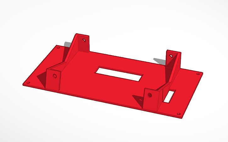3D design Anet A6 Display Deckel V 2.0 - Tinkercad