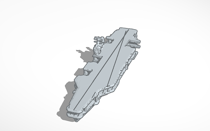 3D design USS Nimitz aircraft carrier - Tinkercad