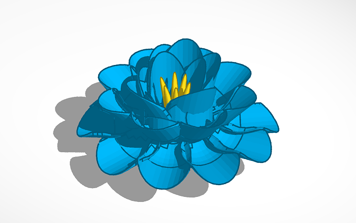 3D design Copy of flower - Tinkercad