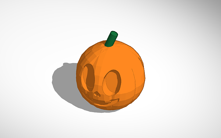 3D design Pumpkin- Thompson | Tinkercad