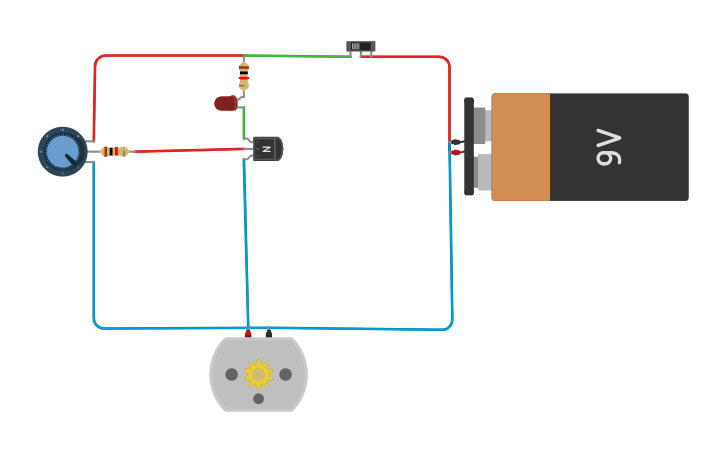 Circuit Design Dc Motor Speed Controller Using Potentiometer Tinkercad