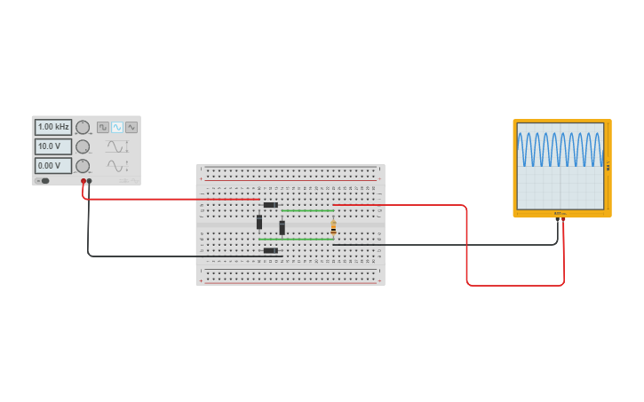 Circuit Design Full Wave Rectifier Tinkercad