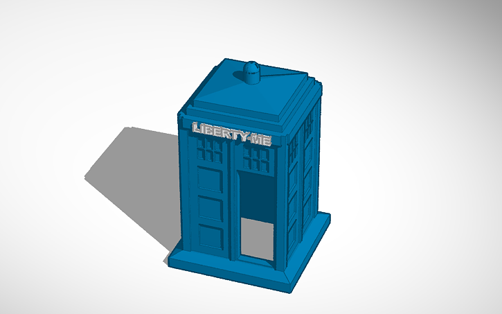 3D design Tardis | Tinkercad