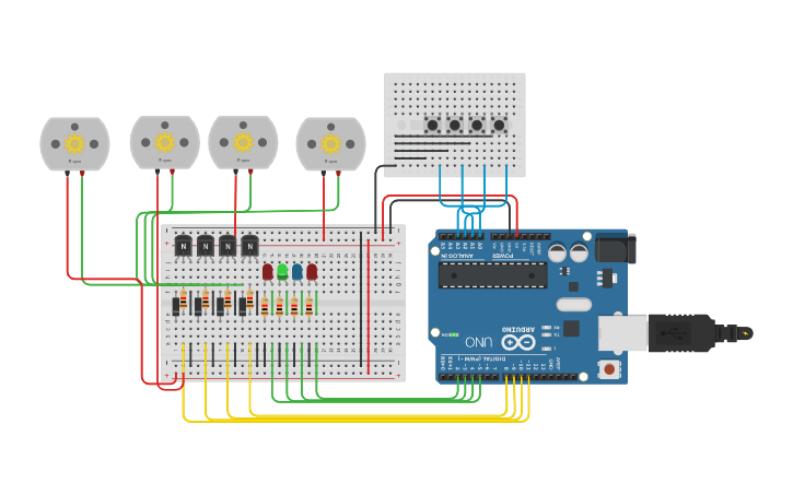 Circuit design Vending Machine Class | Tinkercad