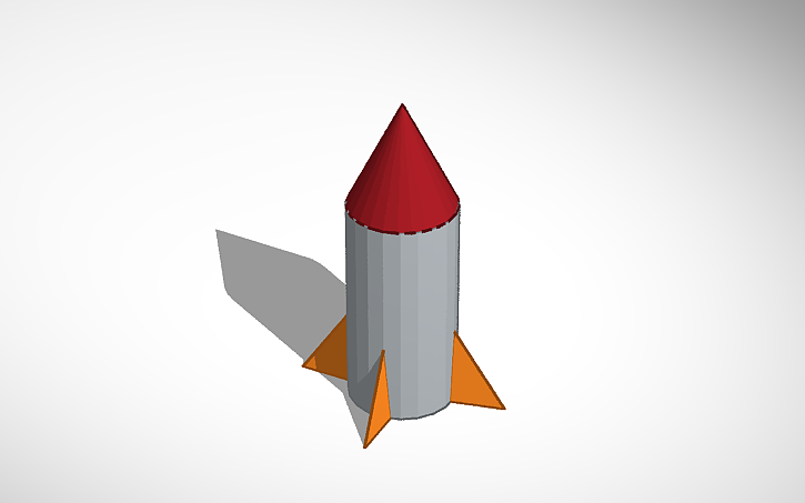 3D design Day 5 Rocket - Tinkercad