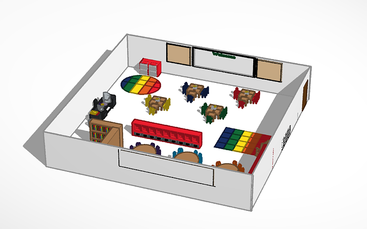 3D design 3d classroom English 1 RBA - Tinkercad