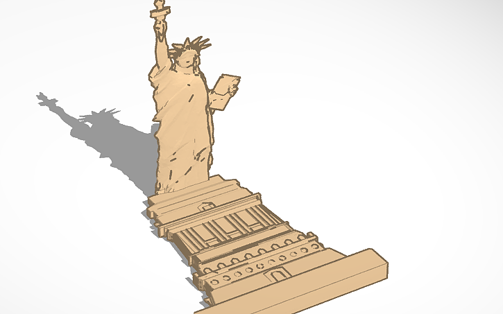 3D design statue of shadows | Tinkercad