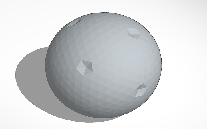 3D design Moon - Tinkercad