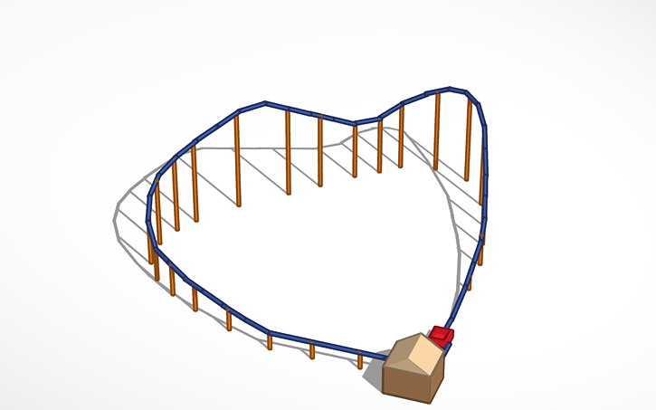 3d Design Roller Coaster Tinkercad