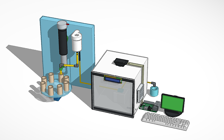 3D design fluid dispensing - Tinkercad