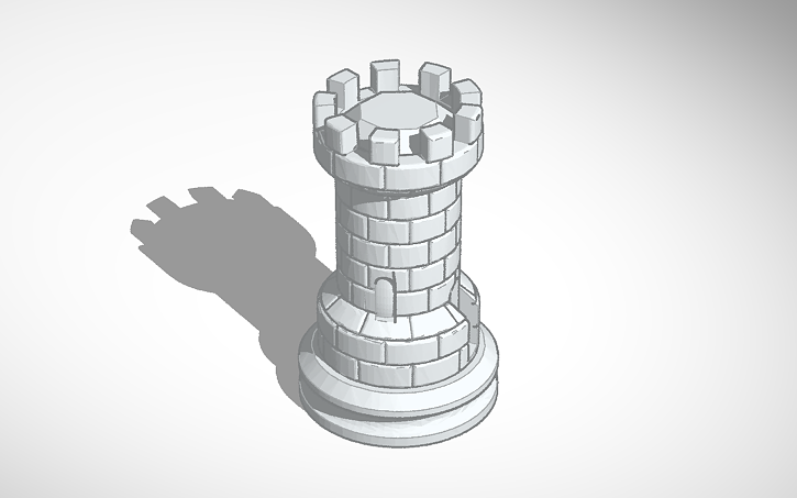 3D design Copy of Troadey Rook - Tinkercad