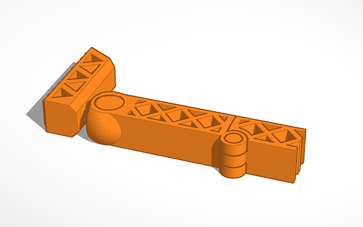 3D design robot leg - Tinkercad