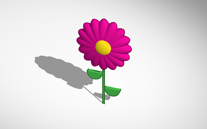 3D design Flower - Tinkercad