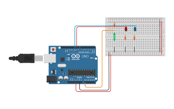 Circuit design E1:Tilt Sensor | Tinkercad