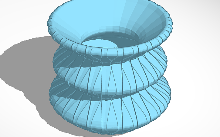 3D design vase - Tinkercad
