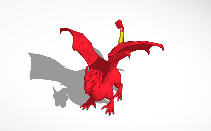3D design Dragon - Tinkercad