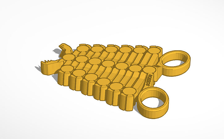 3D design scissor snake long - Tinkercad