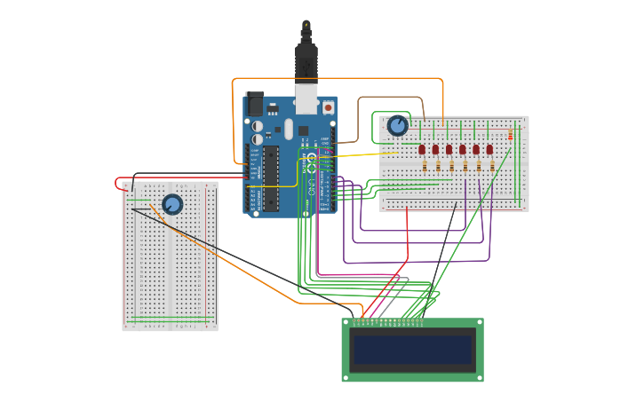 Circuit design project 1 done - Tinkercad