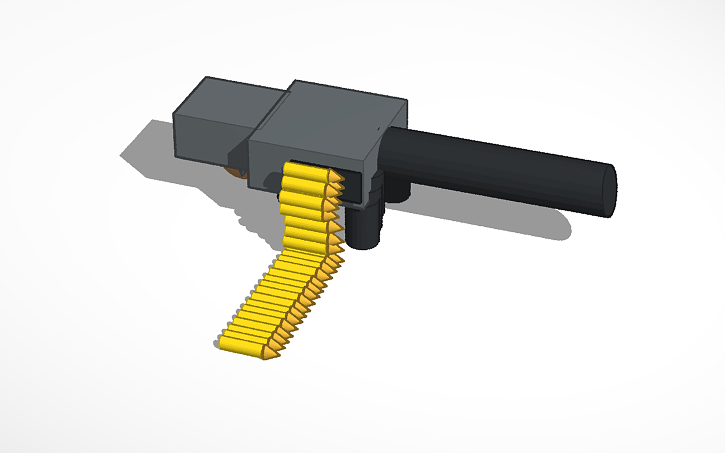 3D design the heavy machine gun | Tinkercad