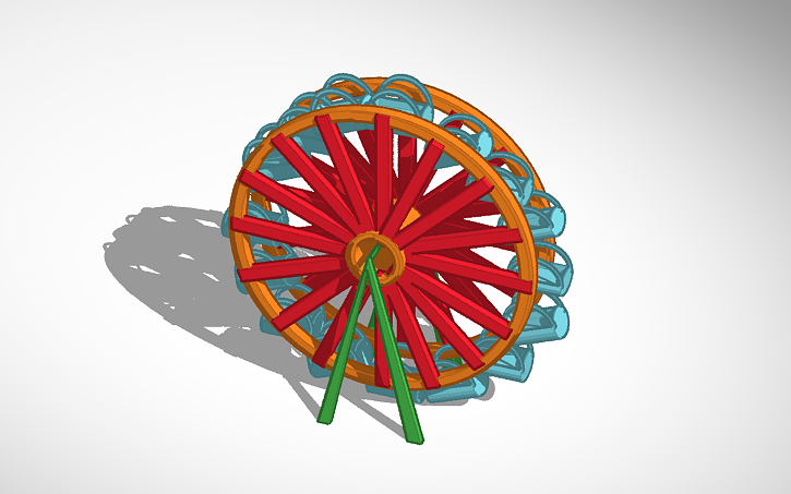 3D design The Ferris Wheel - Tinkercad