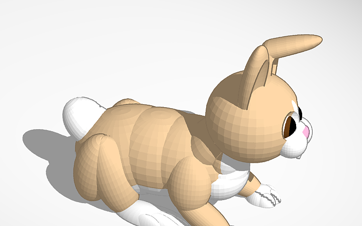 3d Design Bunny Rabbit Tinkercad