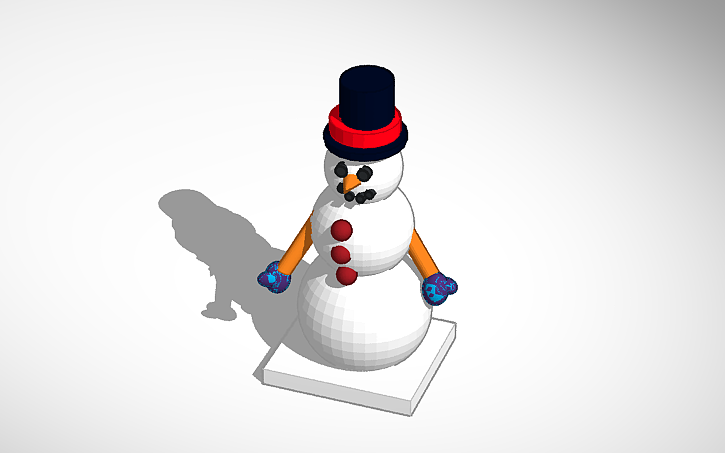 3D design Snowman Emily Woods | Tinkercad
