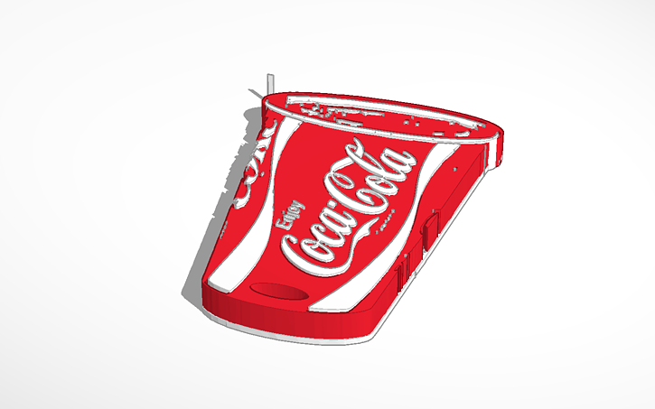 3D design coke tolu | Tinkercad