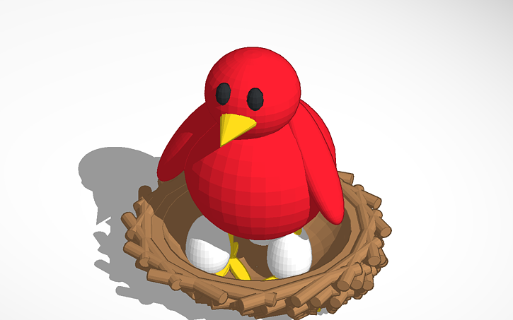 3D design bird - Tinkercad