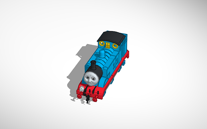 3D design Semi Real Thomas The Tank Engine - Tinkercad