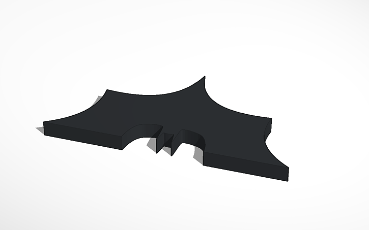 3D design Batman - Tinkercad