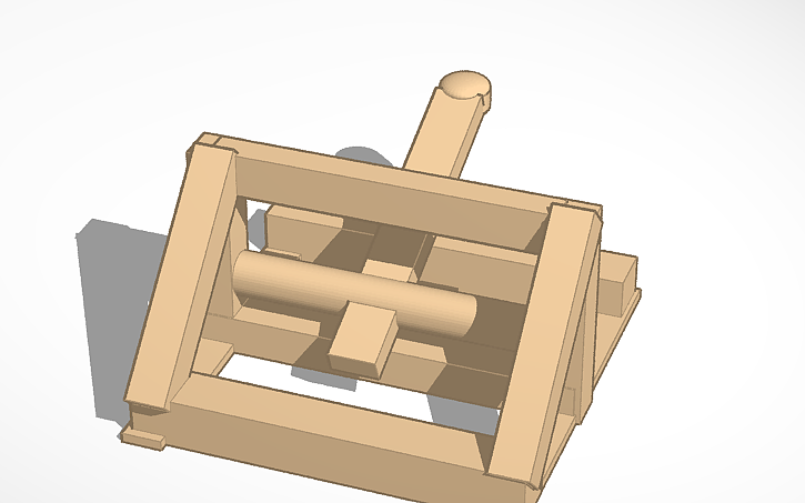 3D design Just A Catapult - Tinkercad