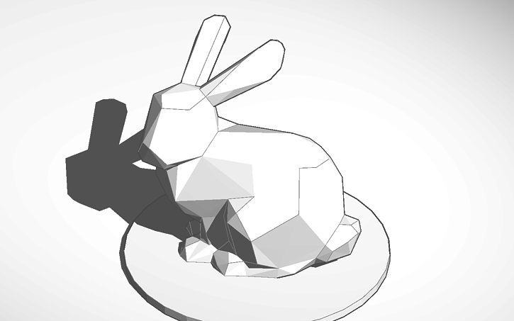 3D design Bunny - Tinkercad