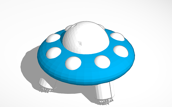 3D design Ufo - Tinkercad