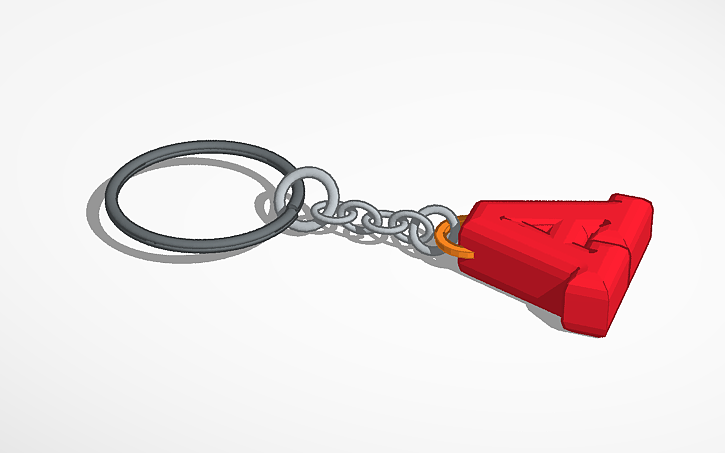 3D design Copy of Keychain - Tinkercad