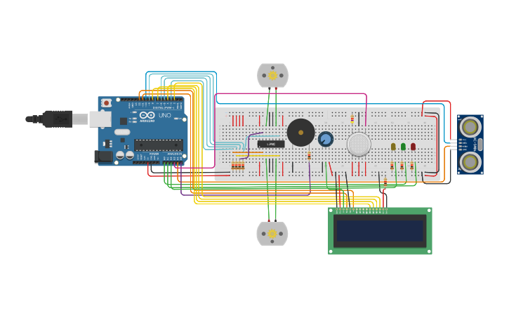 Circuit design Avance del T2 | Tinkercad