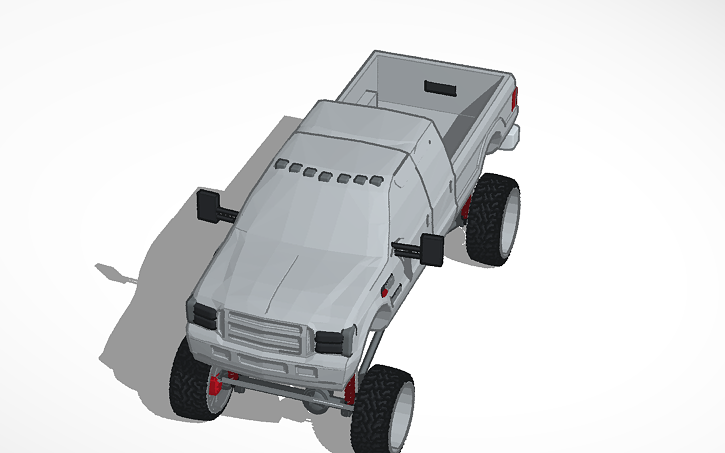 3D design 2002 F-350 7.3 Powerstroke Tuned - Tinkercad