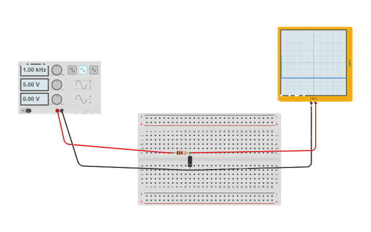 Circuit design wave shaped - Tinkercad