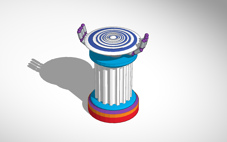 3D design tron pawn #chess set of fictional weapons | Tinkercad
