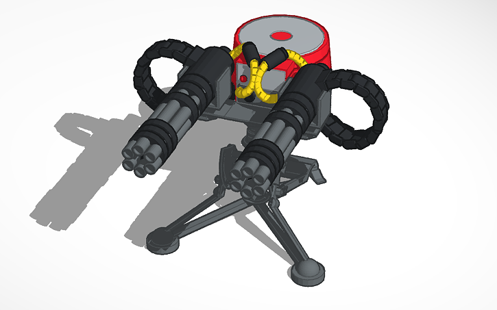 3D design tf2 sentry 2단계 센트리건(주문제작 - Tinkercad