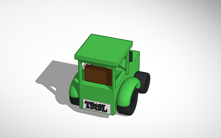 3D design tractor - Tinkercad