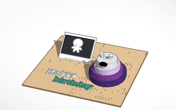 3D design Happy Birthday! | Tinkercad