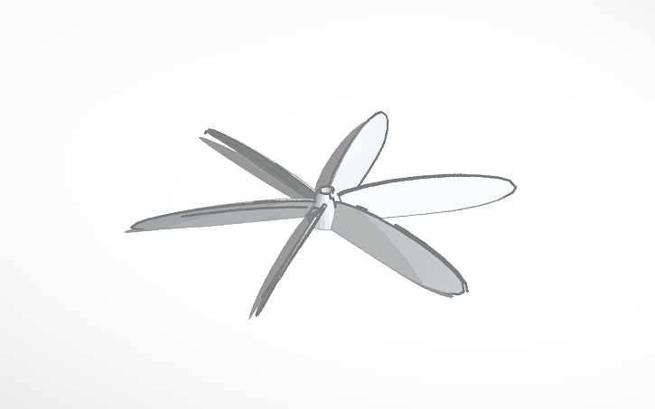 3D design propeller for RC airplane | Tinkercad
