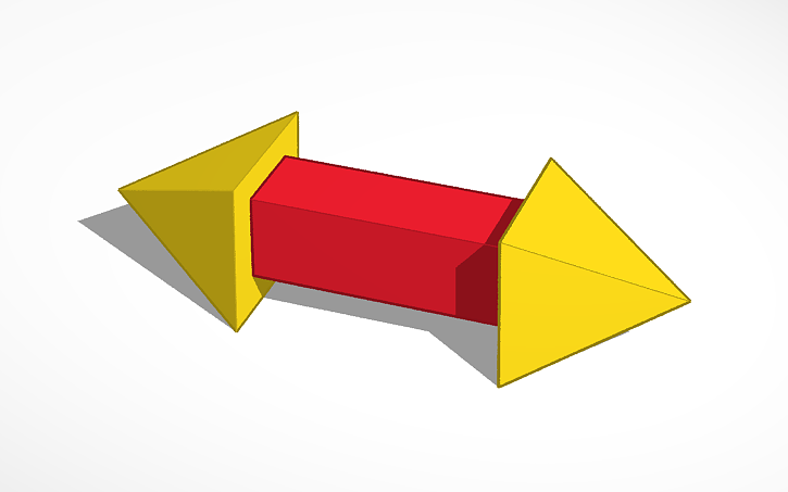 3D design flecha - Tinkercad