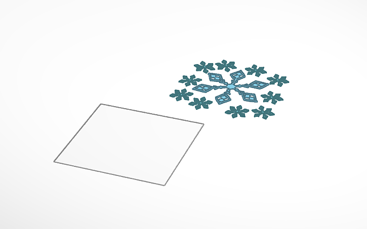 3D design Snowflake challenge | Tinkercad