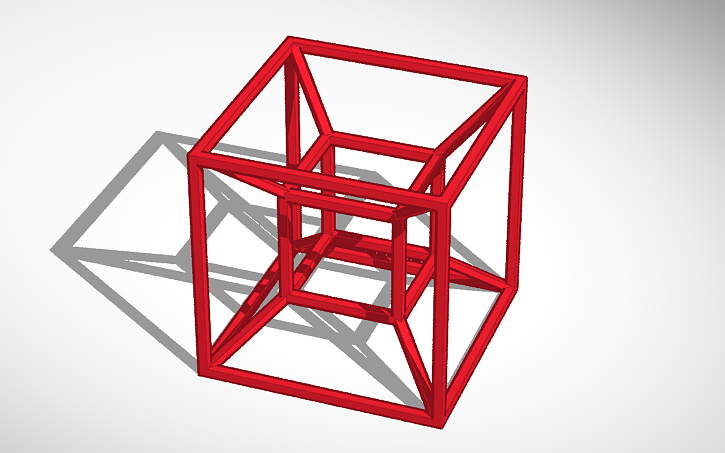 3D design Tesseract - Tinkercad