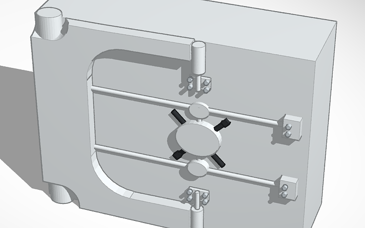 3D design Bank vault - Tinkercad