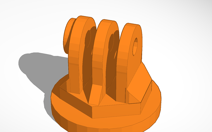 3D design GoPro Tripod Mount - Tinkercad